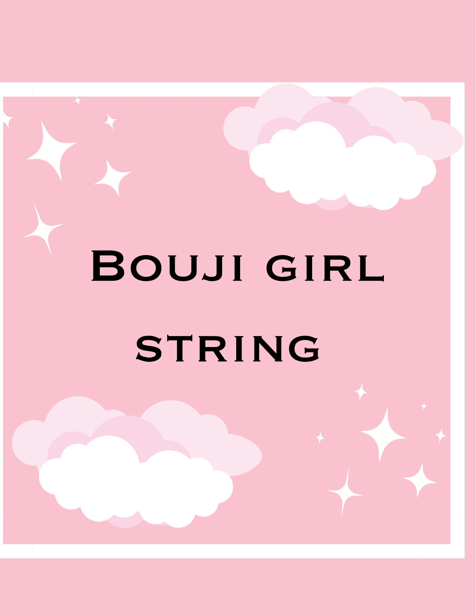 Bouji Girl String – BracedNBouji